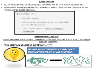 Acid and bases (PCI Syllabus, B.Pharm) | PPT