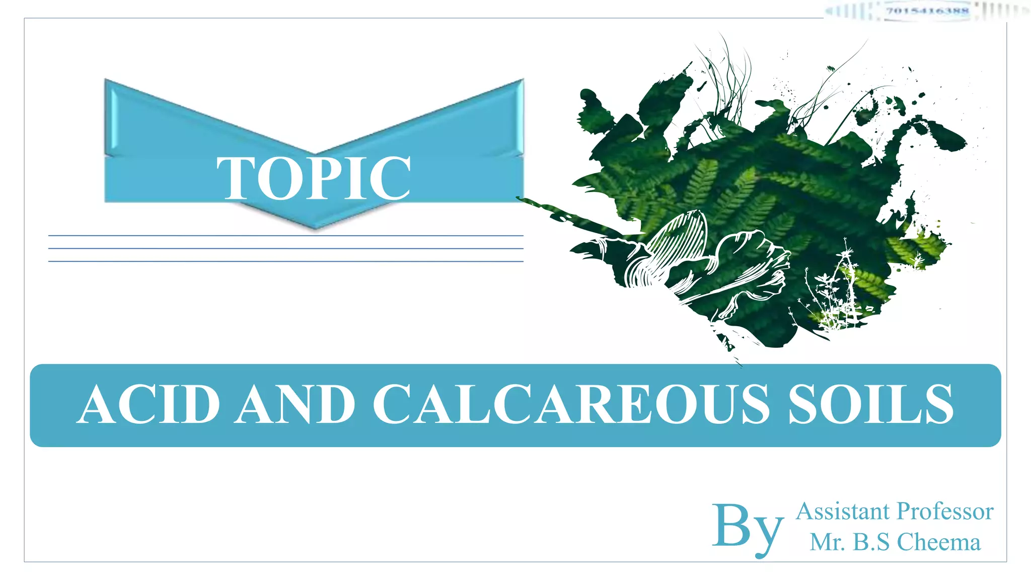 Acid and calcareous Soils.pptx