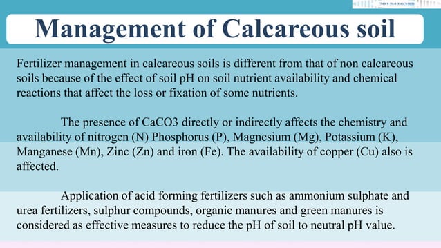 Acid and calcareous Soils.pptx
