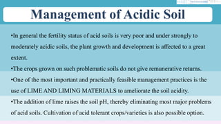 Acid and calcareous Soils.pptx