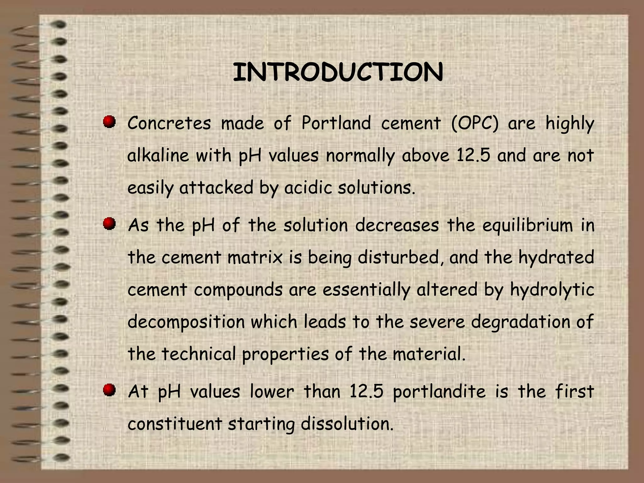 Acid attack on concrete | PPTX