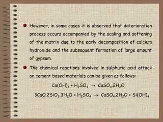 Acid attack on concrete | PPTX