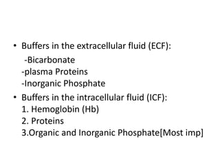 Acid base balance | PPTX