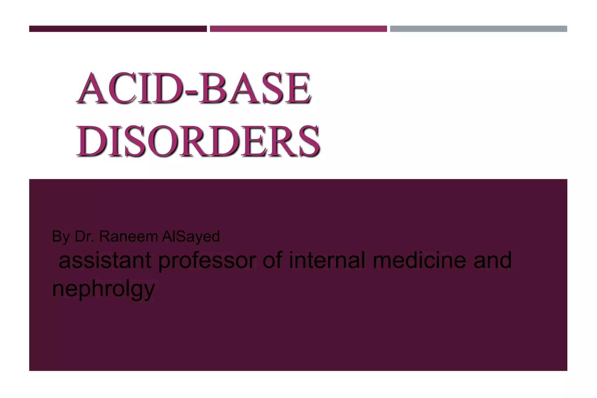 Acid Base Balance | PPT