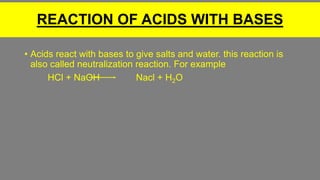 acid base.pptx | Chemistry | Science