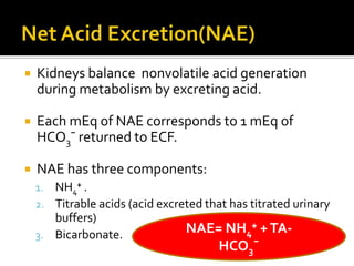 Acid base and control for the dialysis technician | PPTX