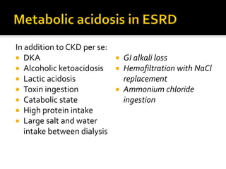 Acid base and control for the dialysis technician | PPTX