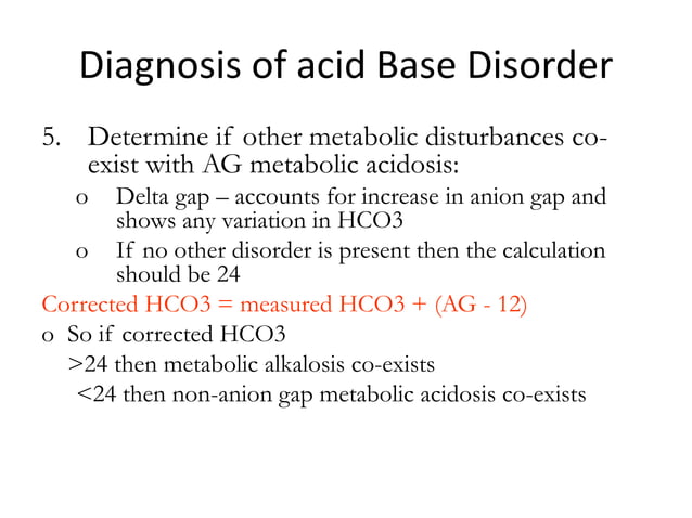 Acid base abnormalities (causes and treatment) | PPTX | Chemistry | Science