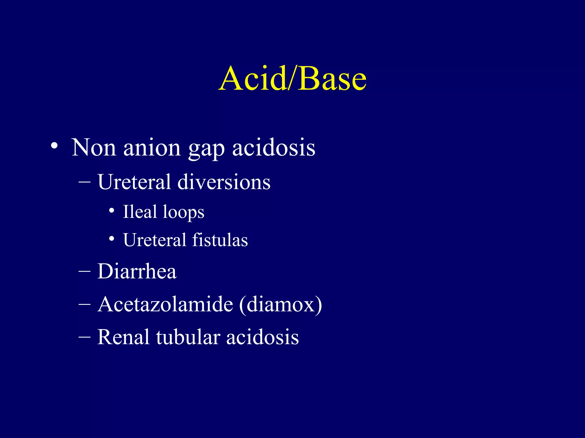 Acid Base Analysis | PPT