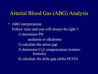 Acid Base Analysis | PPT