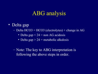 Acid Base Analysis | PPT