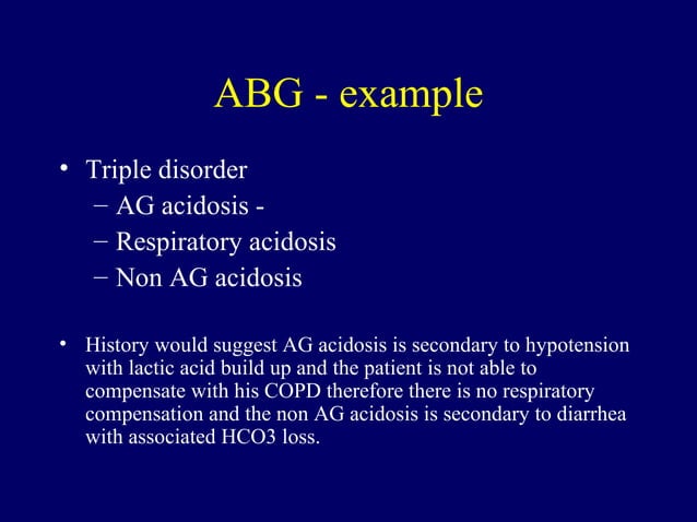 Acid Base Analysis | PPT