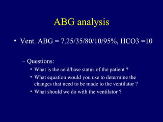 Acid Base Analysis | PPT
