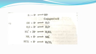 Acids ,bases and buffers - D.Pharmacy | PPT