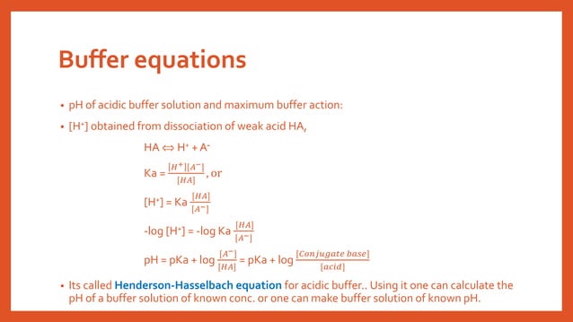 Acid base and buffers | PDF