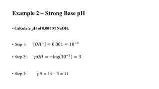 Acids, Bases, and pH in Analytical Chemistry | PDF