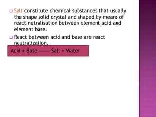 Acid,base,and salt | PPTX
