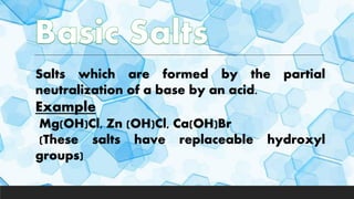 Acid, base and salt wasi | PPT