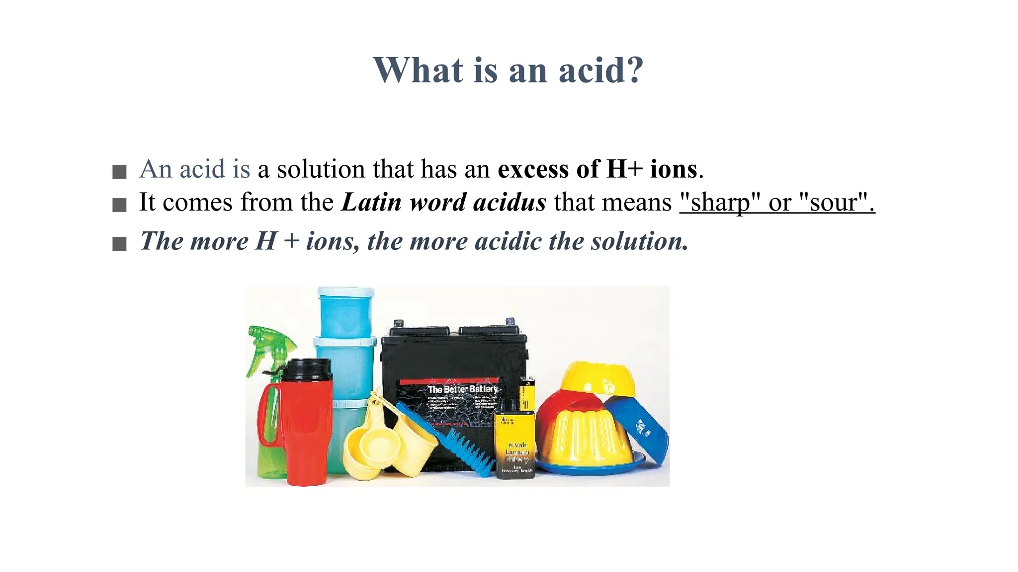 Acid, Base and their Properties presentation | PPTX