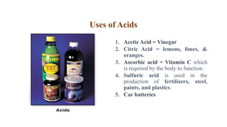Acid, Base and their Properties presentation | PPTX