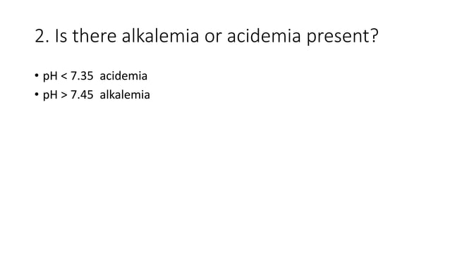 Acid base assessment 6 steps | PPTX | Lung and Respiratory Health ...