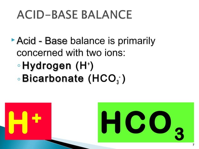 Acid base balance | PPT