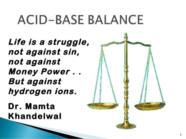 Simple Acid Base Balance