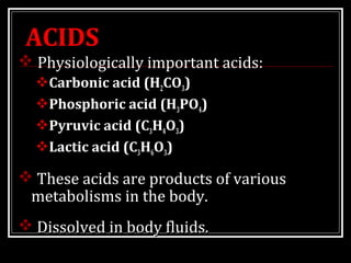 ACID BASE BALANCE | PPT