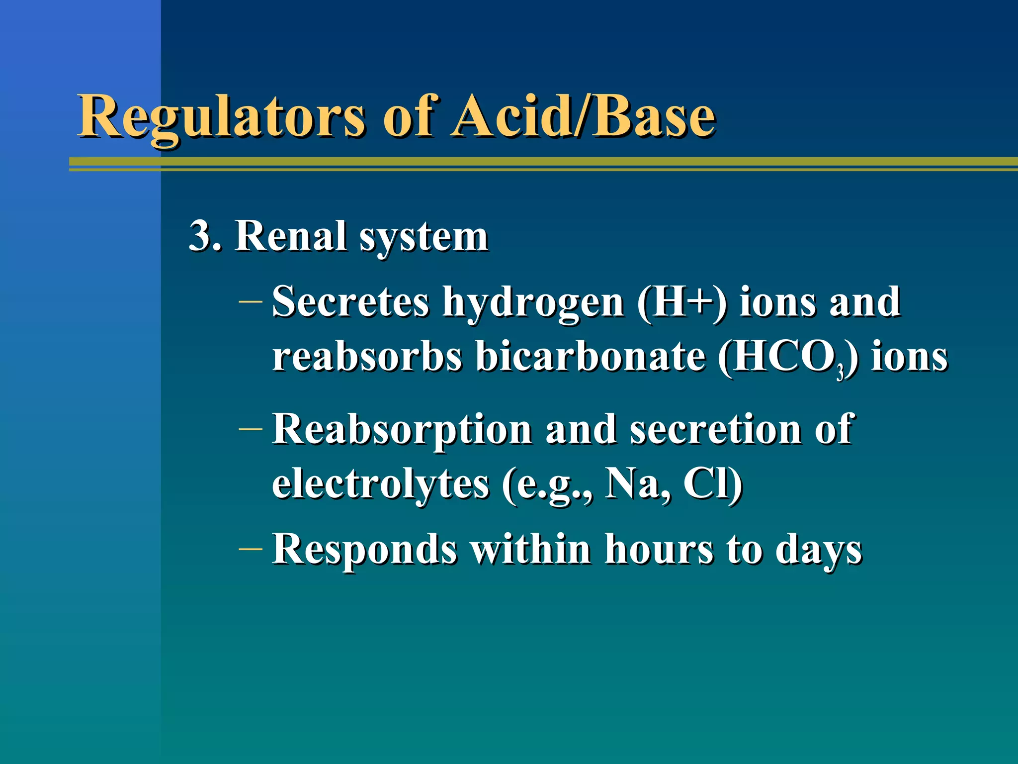Acid base balance | PPT
