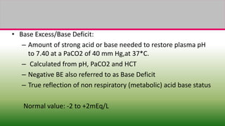Acid base balance | PPTX