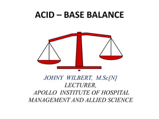 Acid base balance | PPT