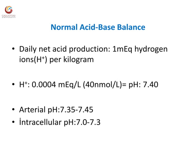 Acid base balance | PPT
