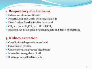 Acid and Base Balance and Imbalance | PPTX