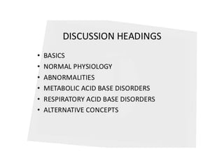 Acid base balance | PPT