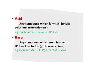 Acid base balance | PPT
