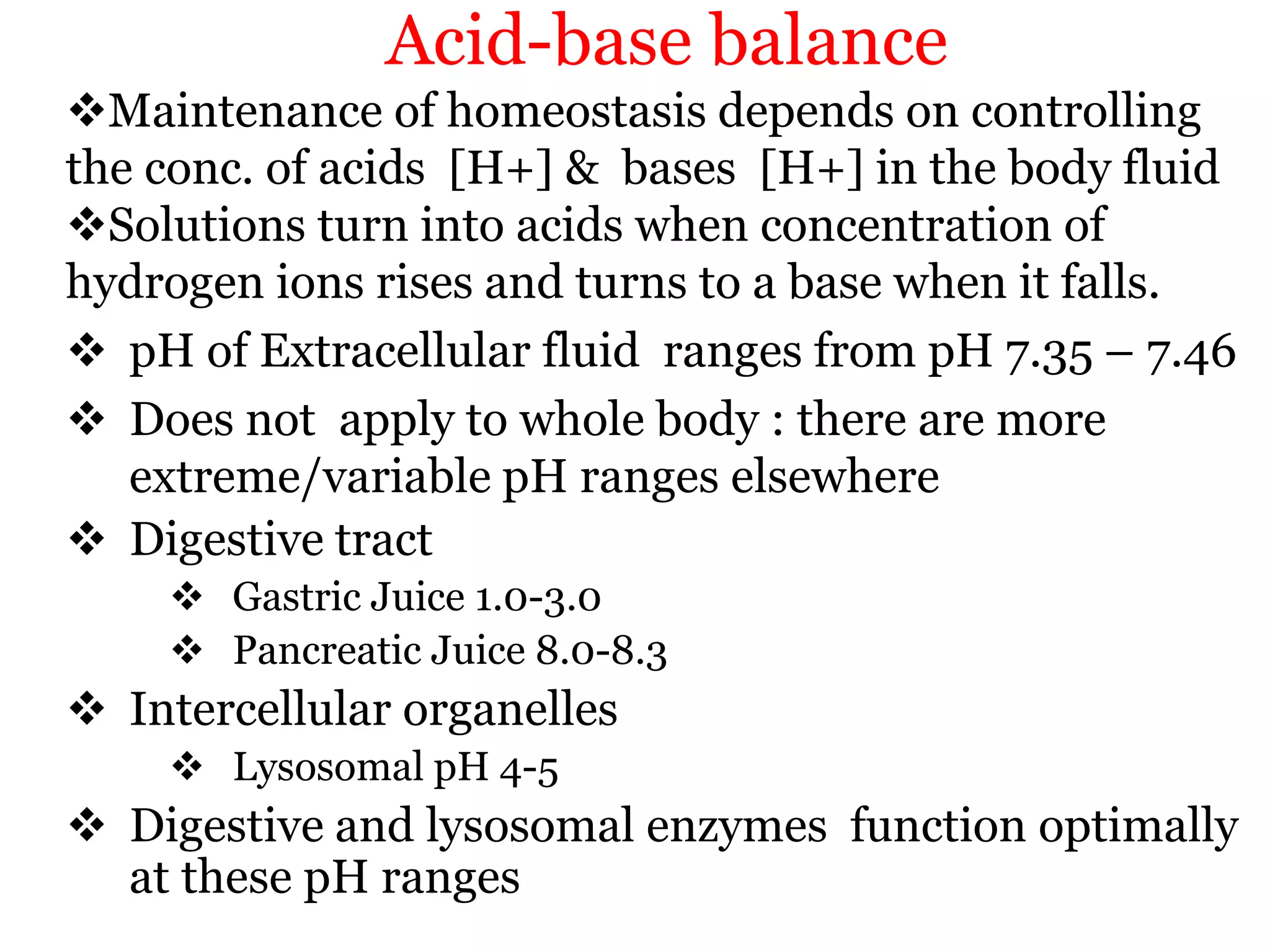 Acid base balance.. | PPT