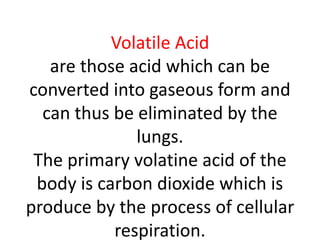 Acid base balance.. | PPT