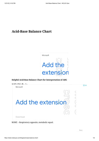 acid base balance.pdf | Chemistry | Science