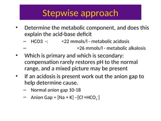 Acidbasebalance presensetation in surgery | PPT