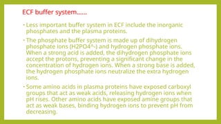 acid base balance by buffers systems ppt | PPT