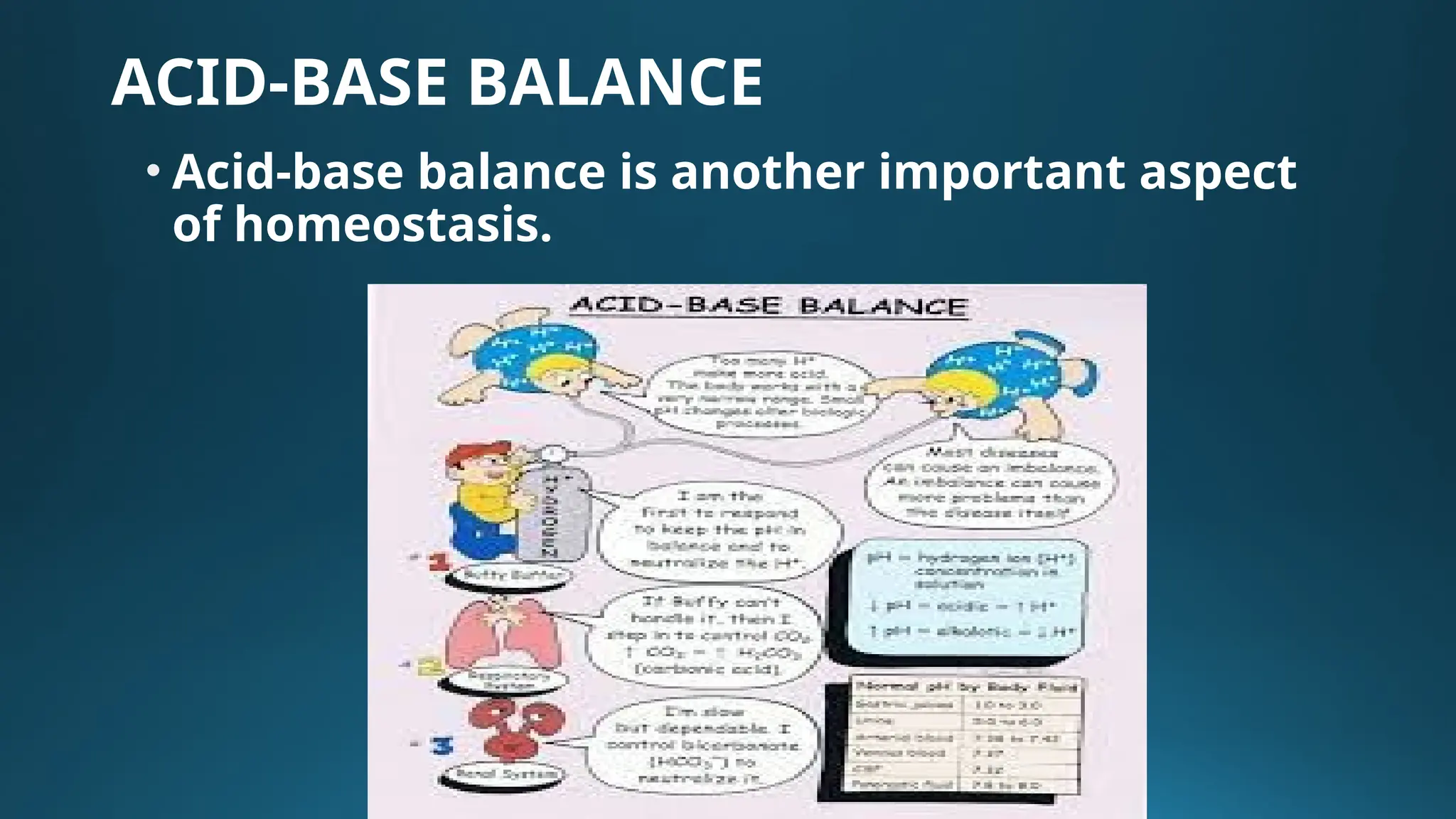 ACID BASE BALANCE, ELECTROLYTE IMBALANCES | PPT