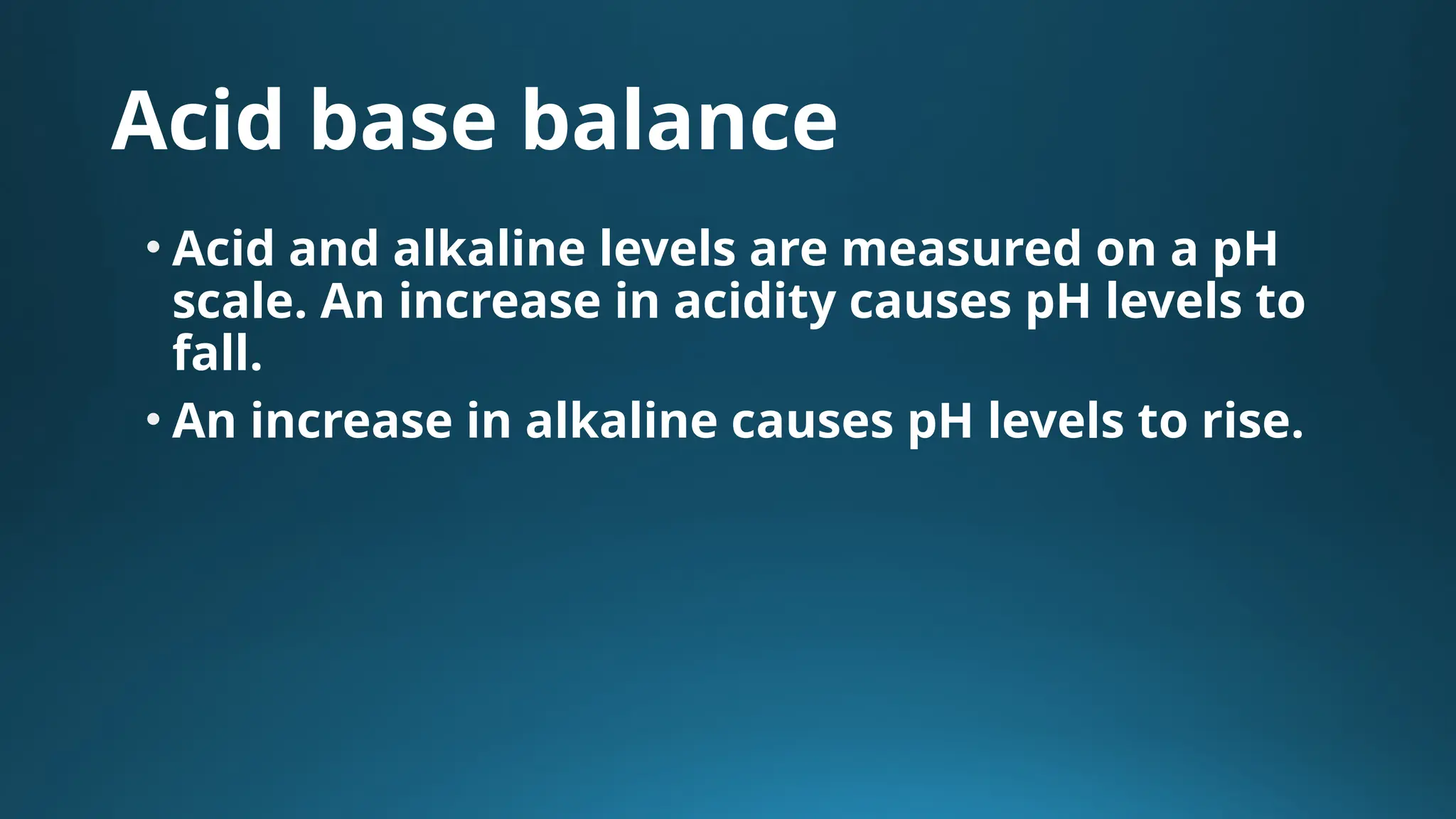ACID BASE BALANCE, ELECTROLYTE IMBALANCES | PPT