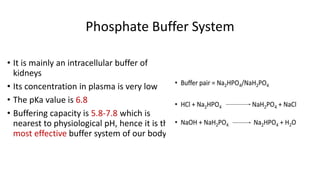 Lecture on topic of Acid Base Balance - Biochemistry | PPTX