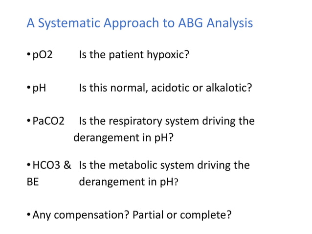 Acid base balance & abg interpretation | PPT | Lung and Respiratory ...