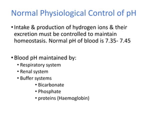 Acid base balance & abg interpretation | PPT