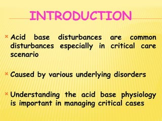 Acid base balance and disturbances-Aug 2025 and appraoch to aci base ...