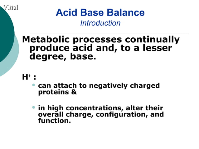 Acid-Base Balance : Basics | PPT