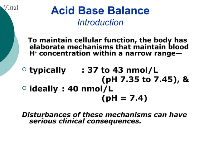 Acid-Base Balance : Basics | PPT