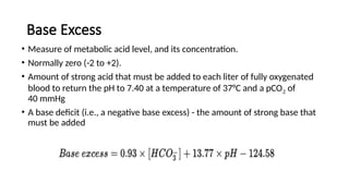 Acid Base management of hemodynamics control of body | PPTX