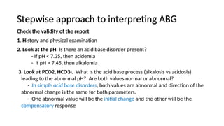 Acid Base management of hemodynamics control of body | PPTX